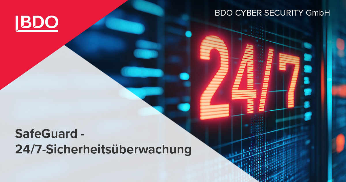 BDO SafeGuard - 24/7-Security monitoring - BDO